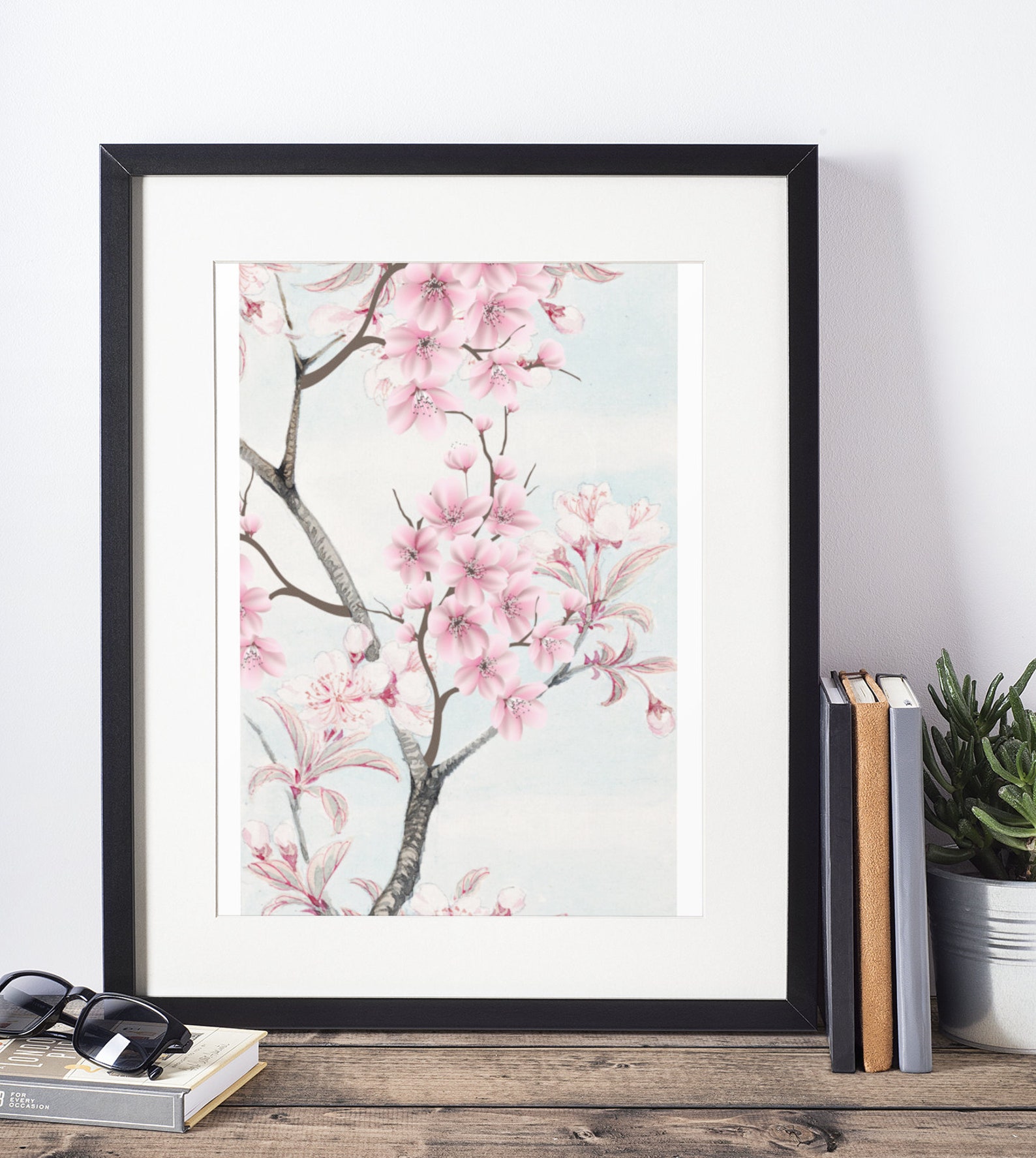 Cherry Blossom Canvas Print - Etsy