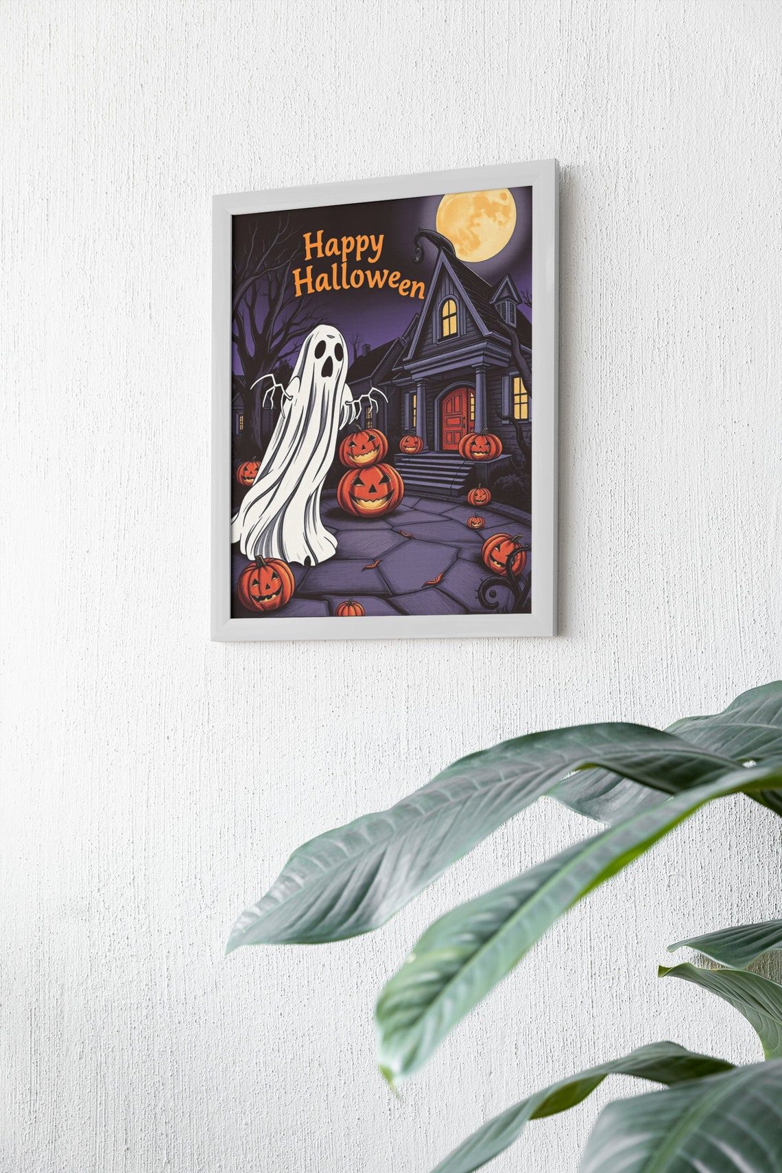 Happy Halloween -decorative Wall Print - Etsy