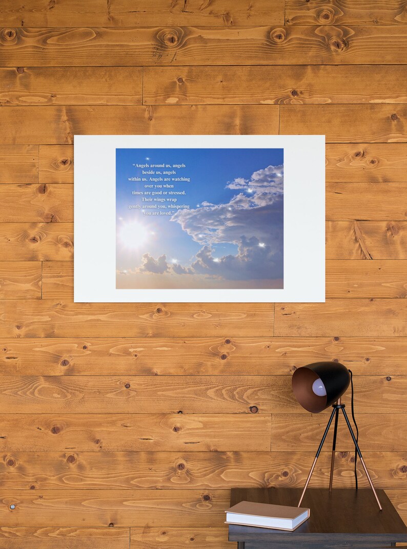 Majestic Angels in the Sky Canvas Art - Holy Wall Decor - Etsy