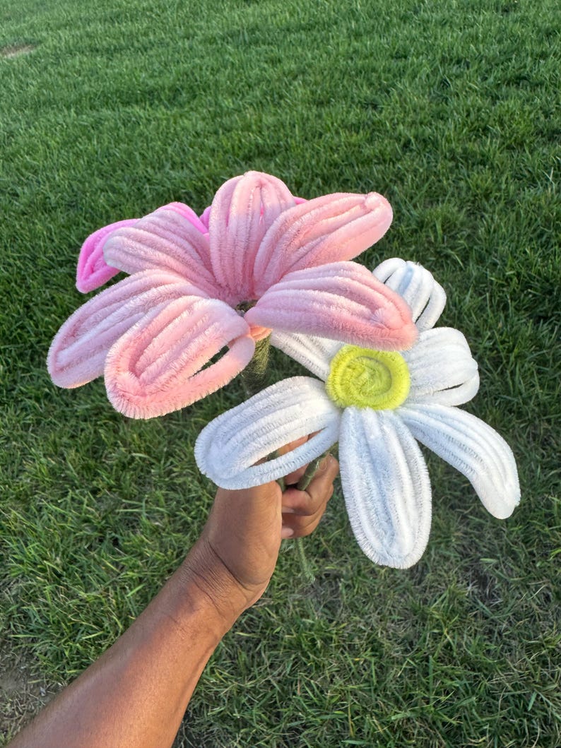 Pipe Cleaner Flowers - Etsy