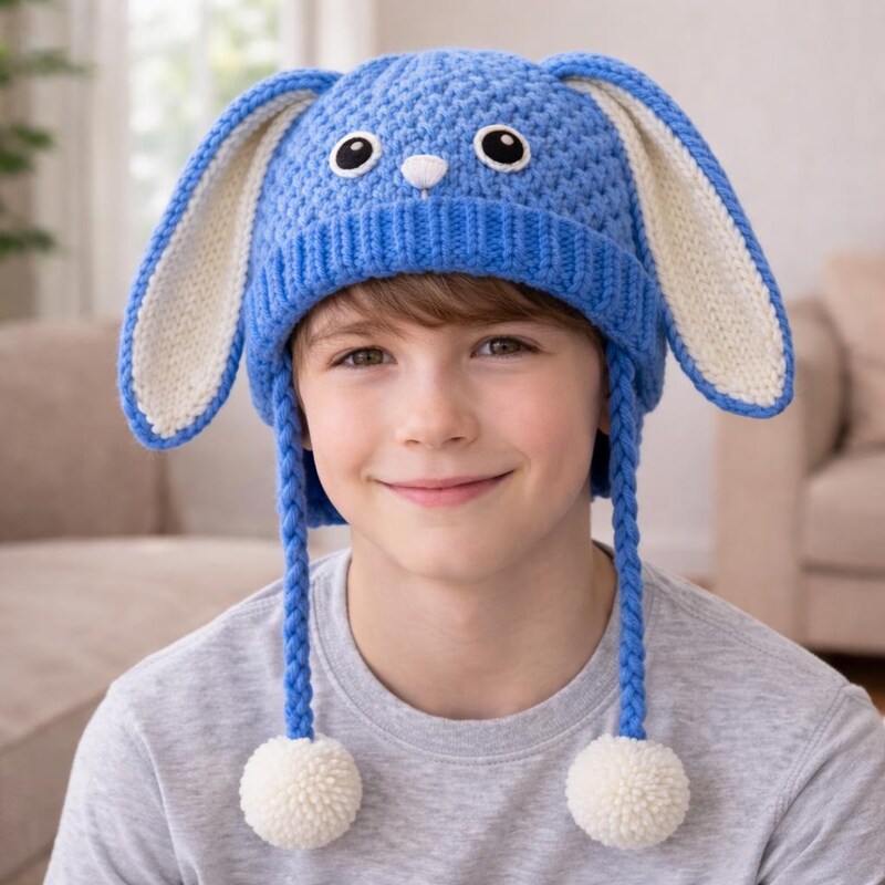 Liam Bunny Hat - Etsy