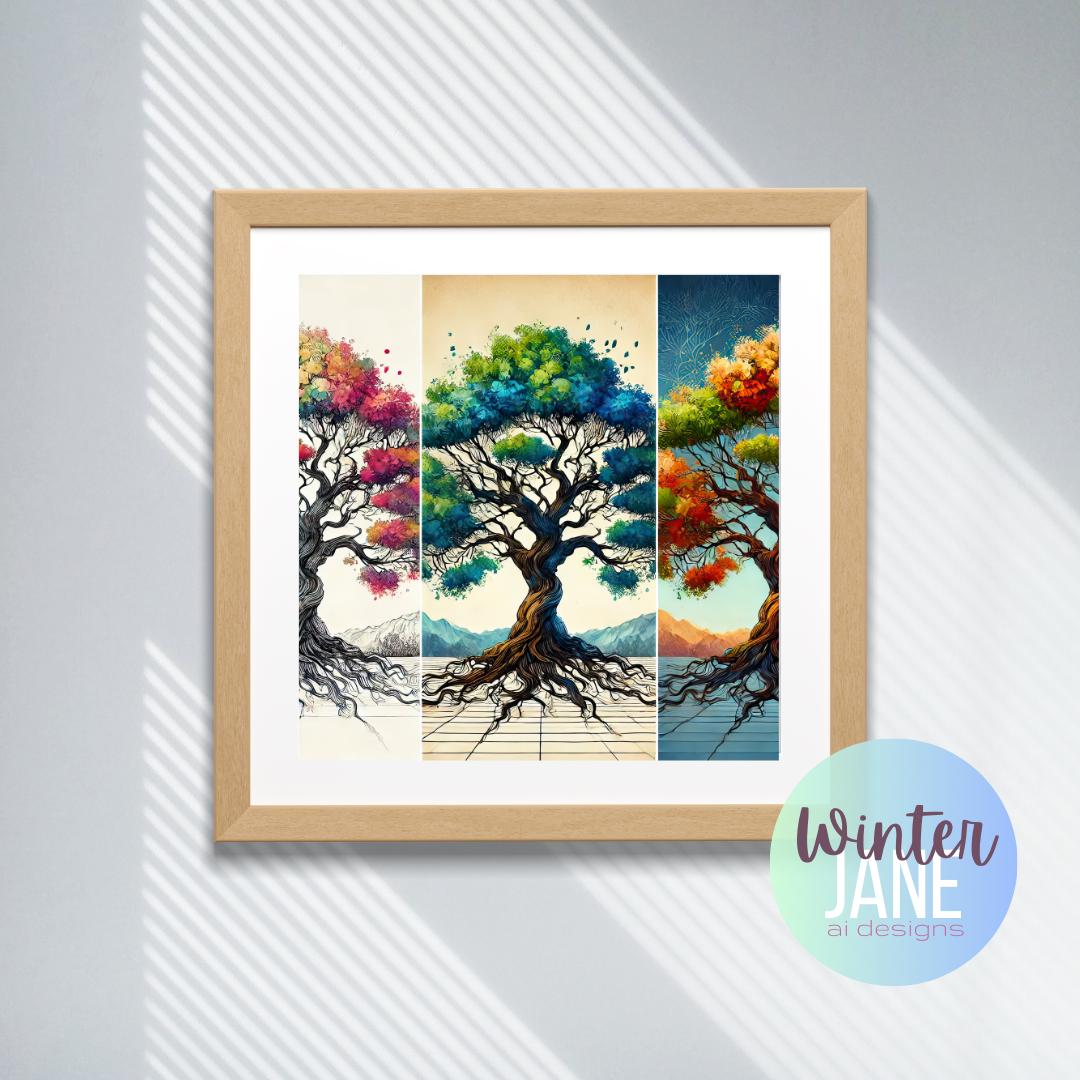 Tree of Life Print High Resolution Art Print 300dpi - Etsy