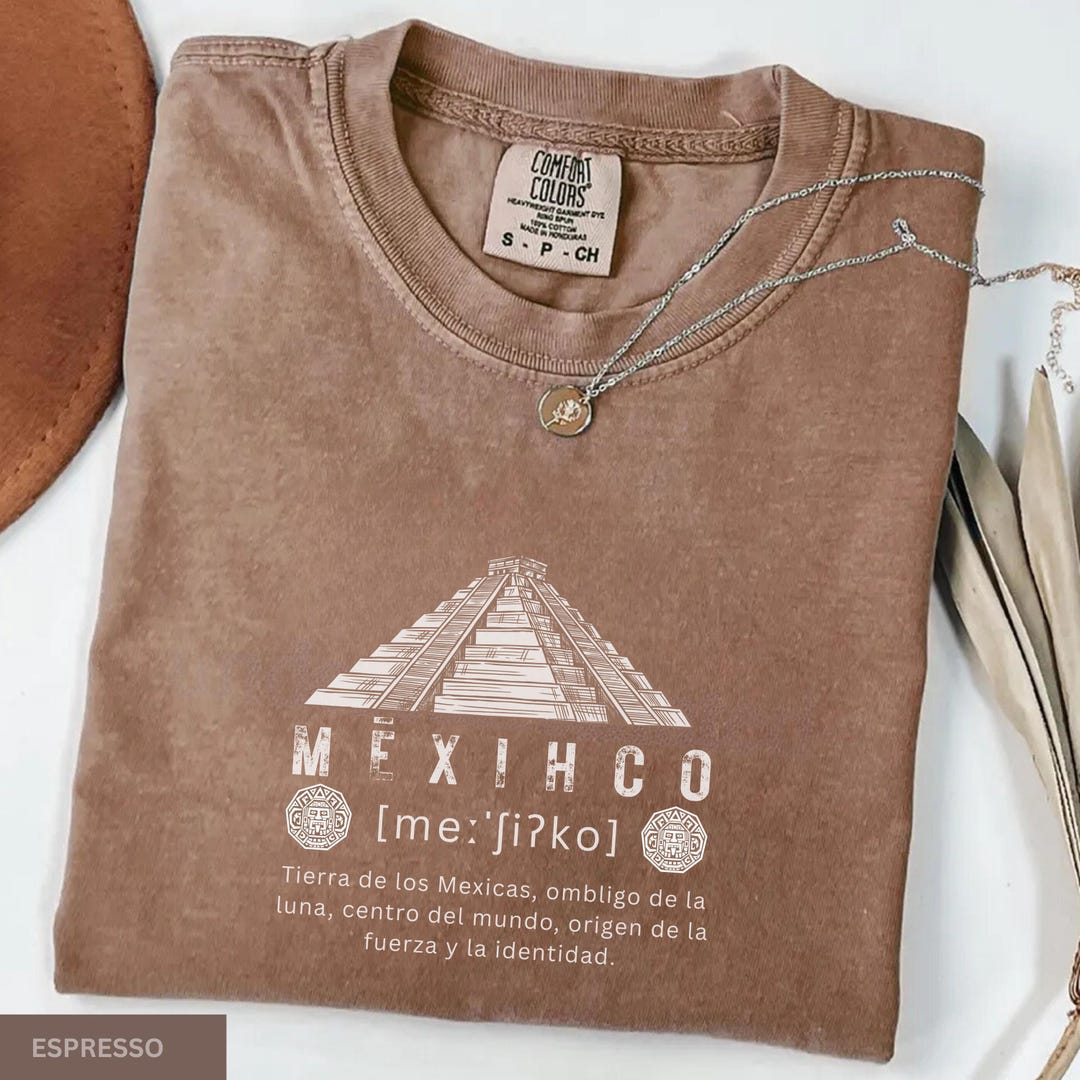 Comfort Colors® Mexico Pyramid Tee, Tulum Shirt, Mayan Aztec Tribal Tee ...