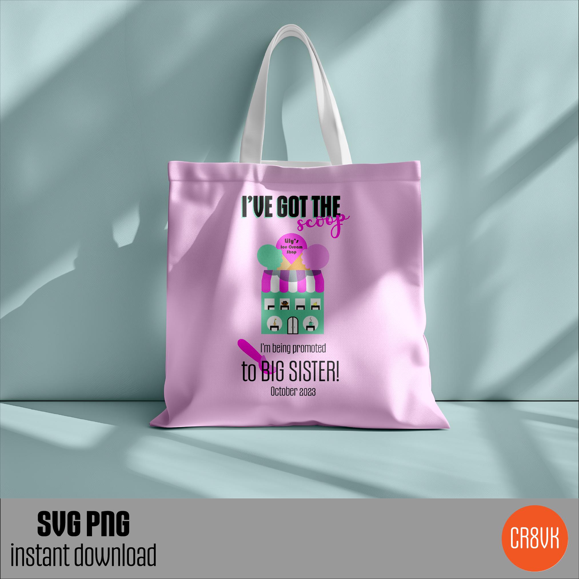 Big Sister Svg, Promoted to Big Sister, New Big Sister Png, HTV ...