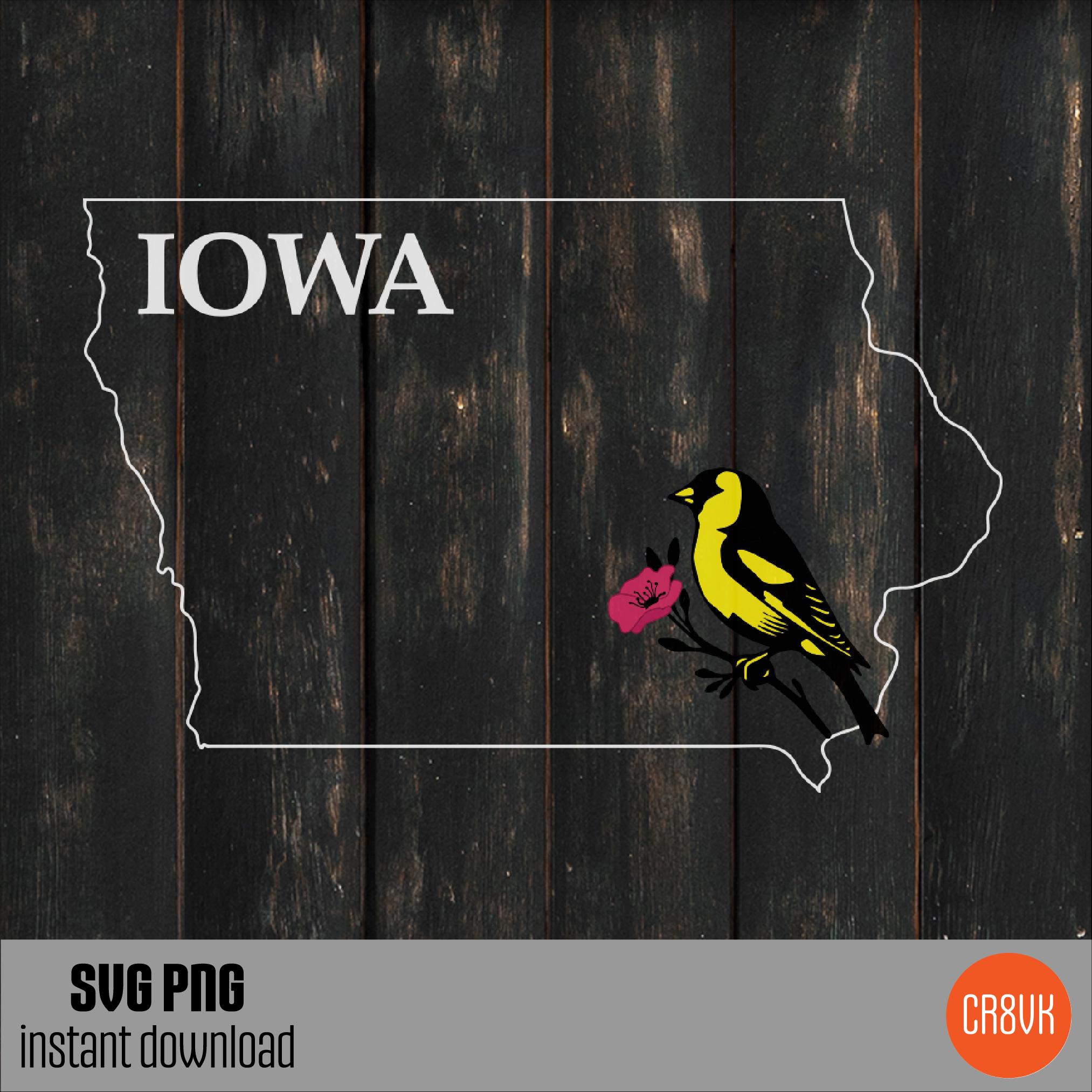 State Iowa Svg, Grown in Iowa Png, Iowa Sticker, Moving Away Gift, Iowa ...
