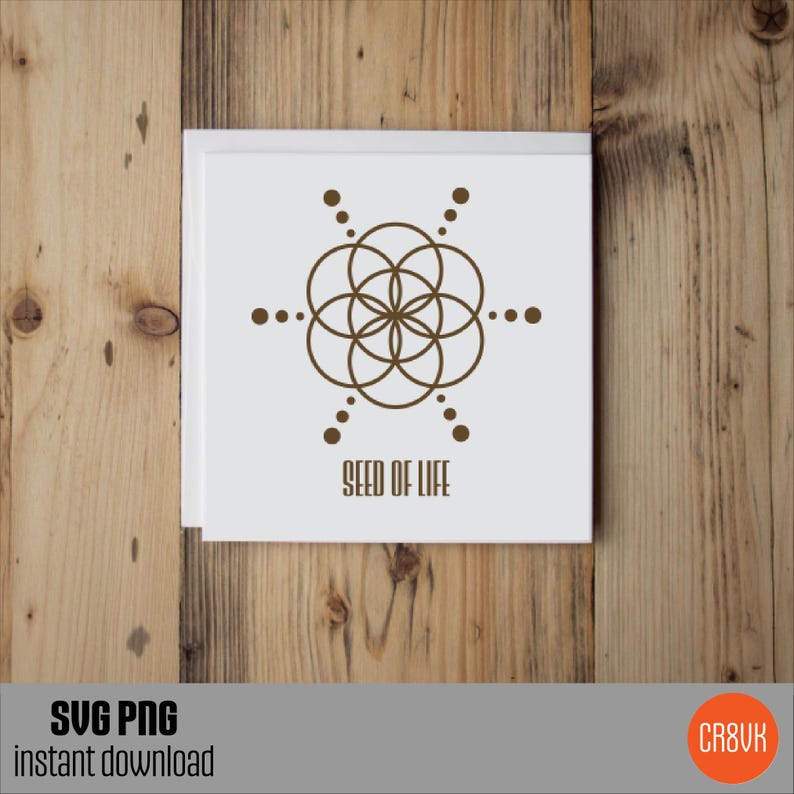 Seed of Life Svg, Flower of Life Png, Seed of Life Stencil, Spiritual ...