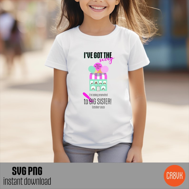 Big Sister Svg, Promoted to Big Sister, New Big Sister Png, HTV ...