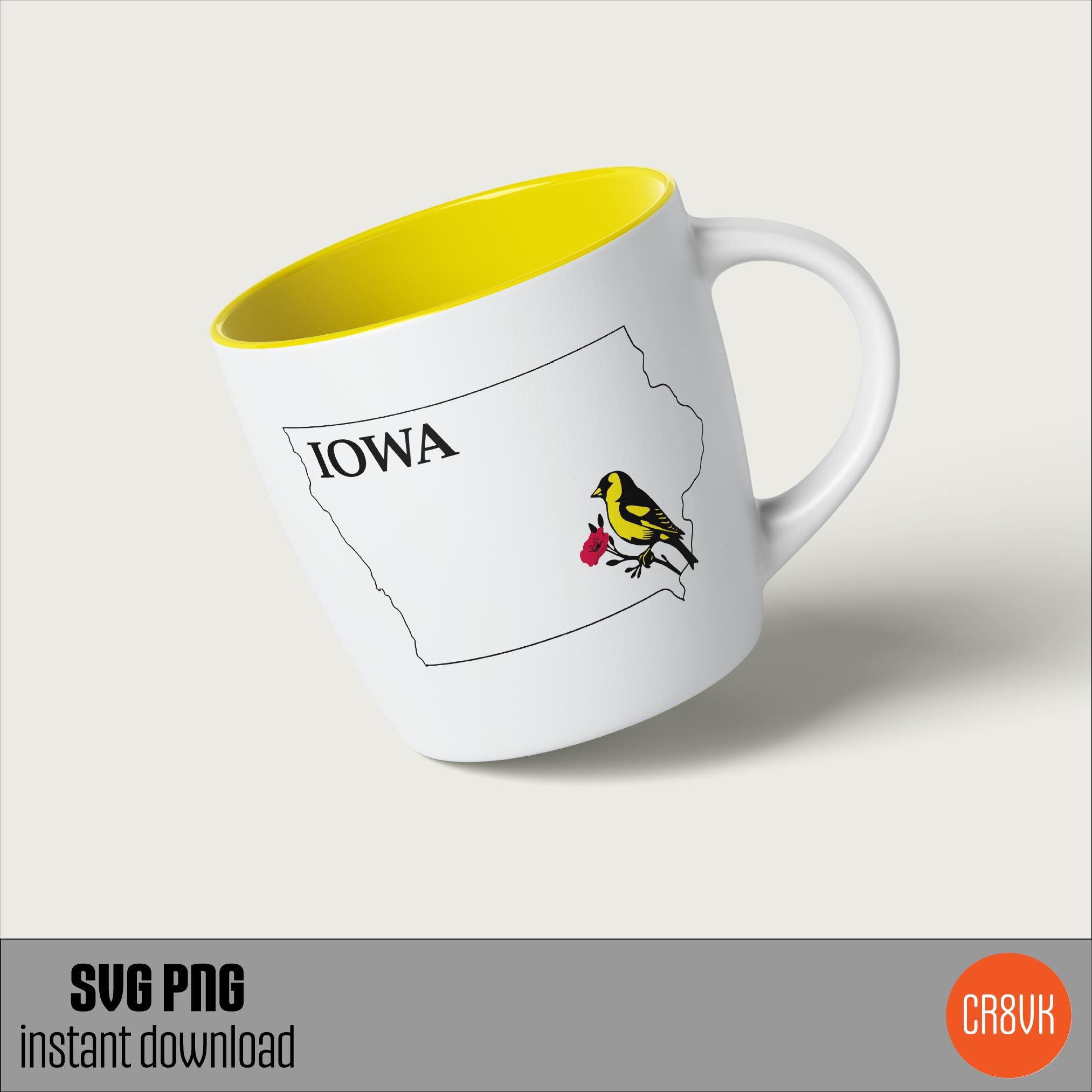 State Iowa Svg, Grown in Iowa Png, Iowa Sticker, Moving Away Gift, Iowa ...