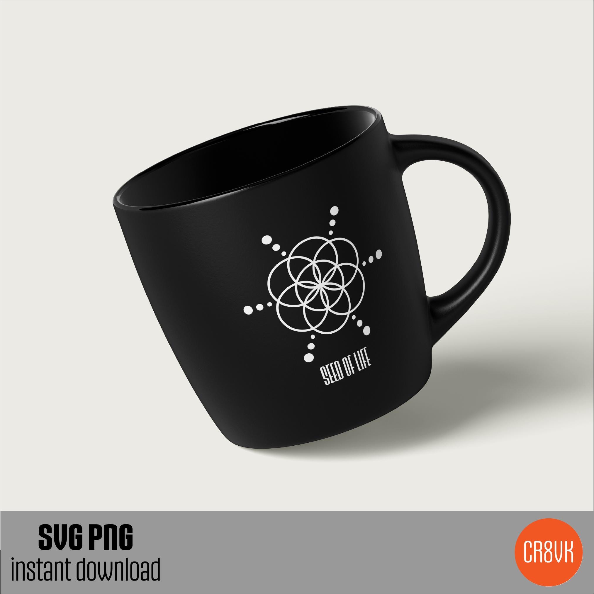 Seed of Life Svg, Flower of Life Png, Seed of Life Stencil, Spiritual ...