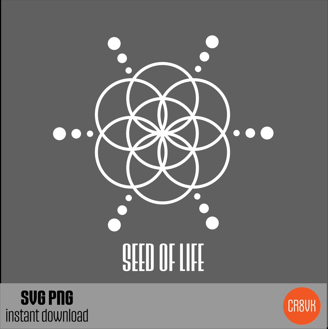 Seed of Life Svg, Flower of Life Png, Seed of Life Stencil, Spiritual ...