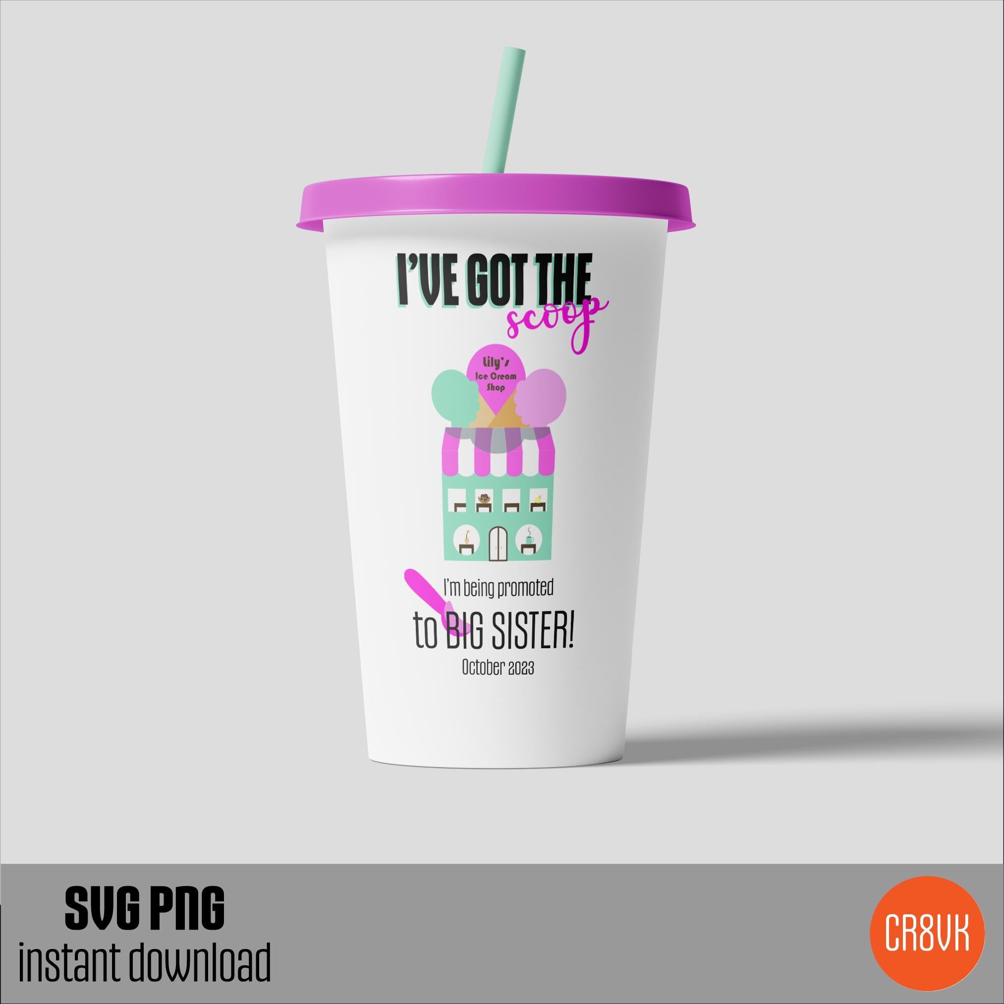 Big Sister Svg, Promoted to Big Sister, New Big Sister Png, HTV ...