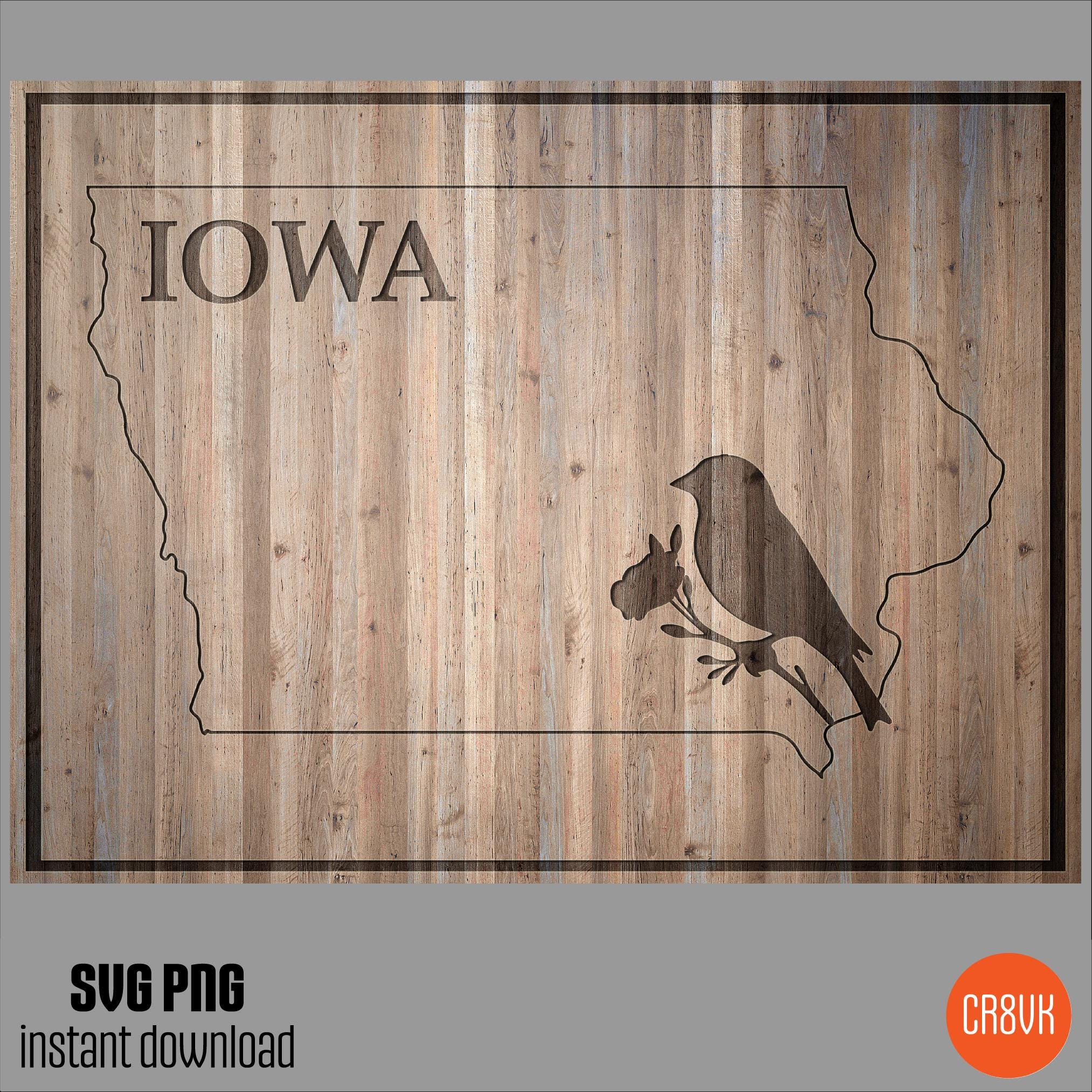 State Iowa Svg, Grown in Iowa Png, Iowa Sticker, Moving Away Gift, Iowa ...