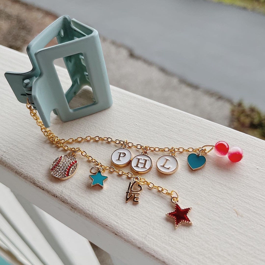 Sports Claw Clip - Game Day, Custom Team Colors, Football Hair ...