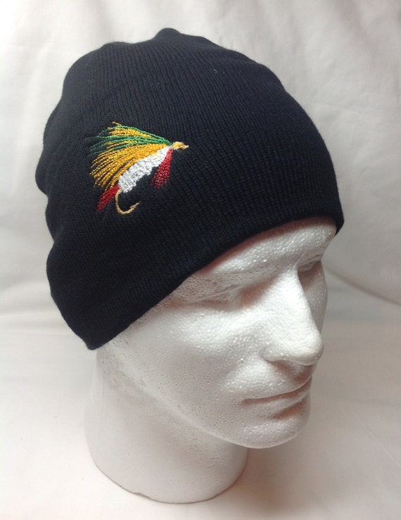 Yellow Marabou Streamer Fishing Fly Lure Hat Beanie Skullcap | Etsy