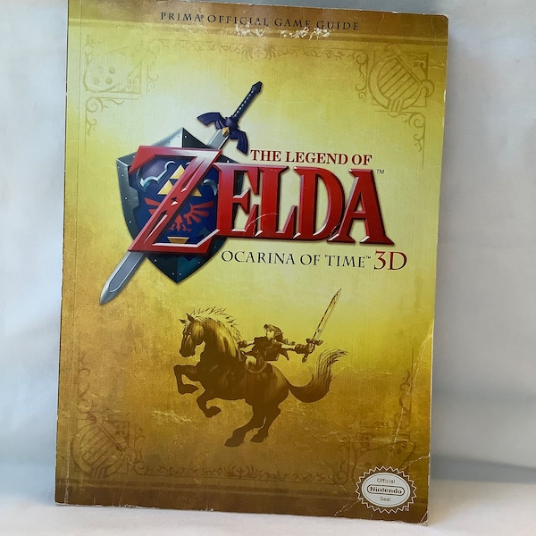 Legend of Zelda Ocarina of Time 3d Official Game Guide - Etsy