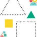 Dot to Dot Shapes Coloring Pages for Preschool Printable Shape Tracing ...