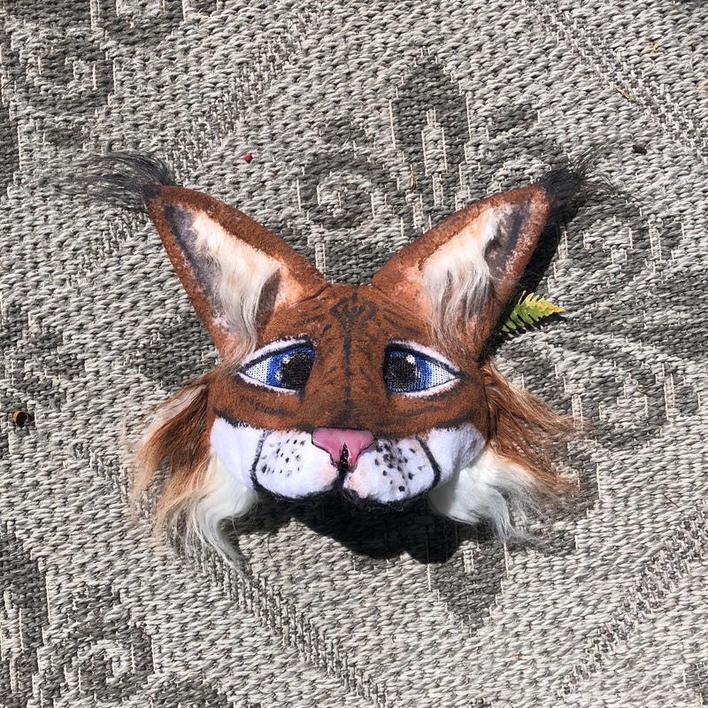 Bobcat Therian Mask - Etsy