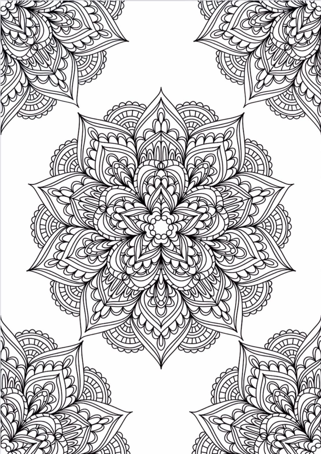 20 PDF Mandala Coloring - Etsy