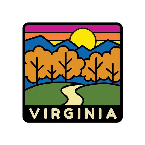 Virginia Sticker | Etsy