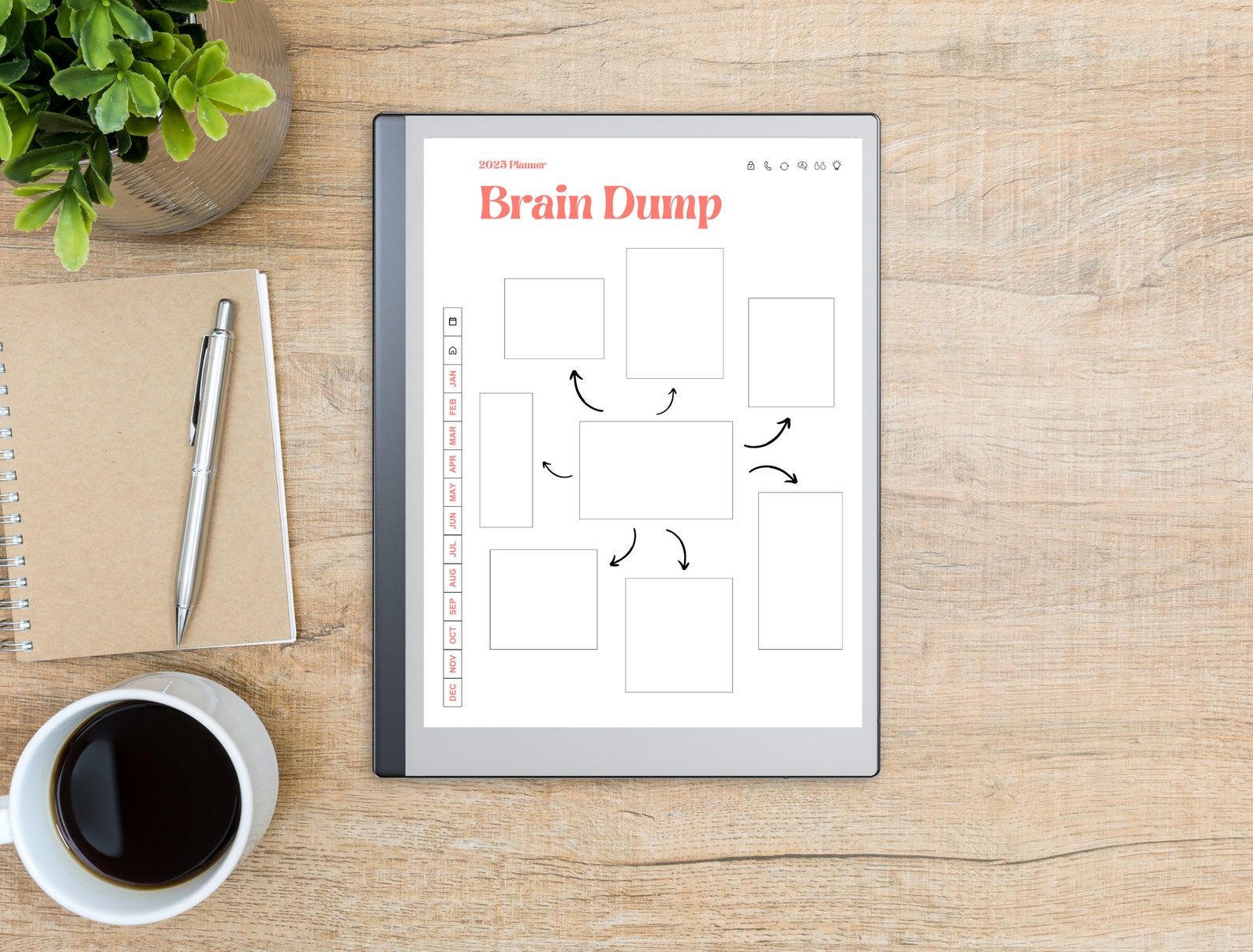 Remarkable 2 Templates | Remarkable 2 Planner | Remarkable Planner ...