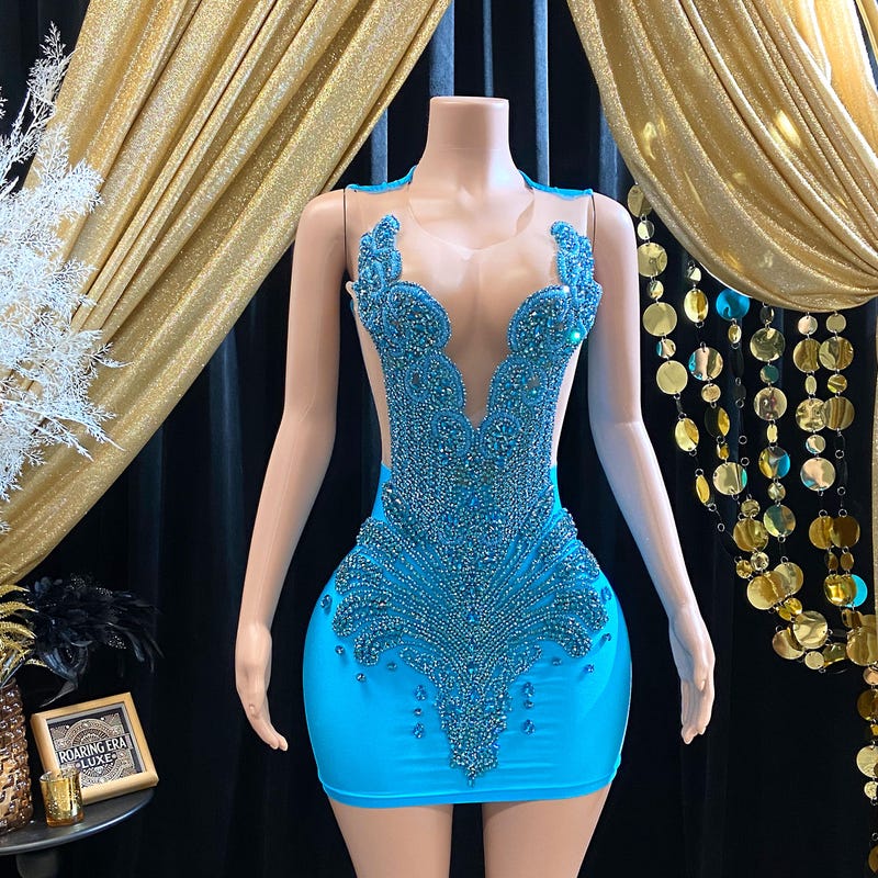 Rhinestone Dresses for Women - Etsy