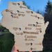 Wisconsin Casinos Map - Etsy
