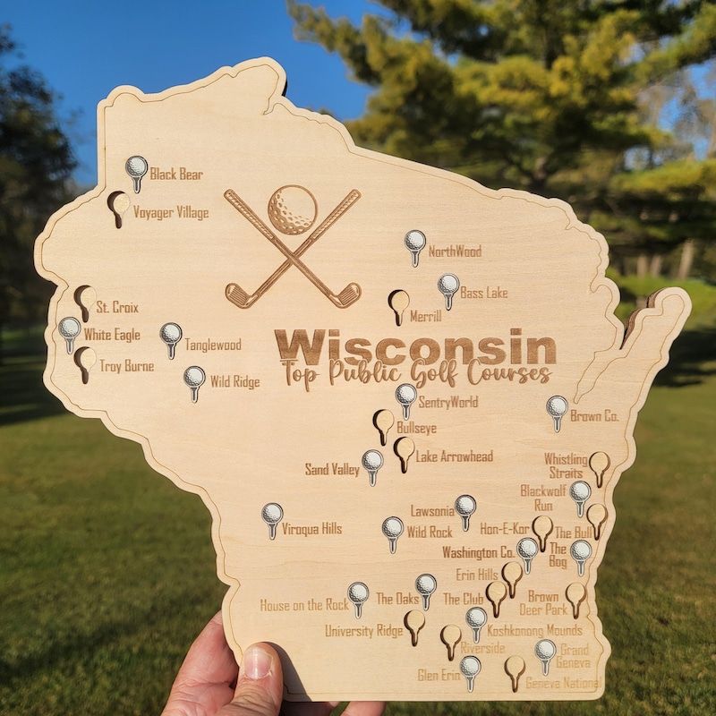 Wisconsin Map Art - Etsy