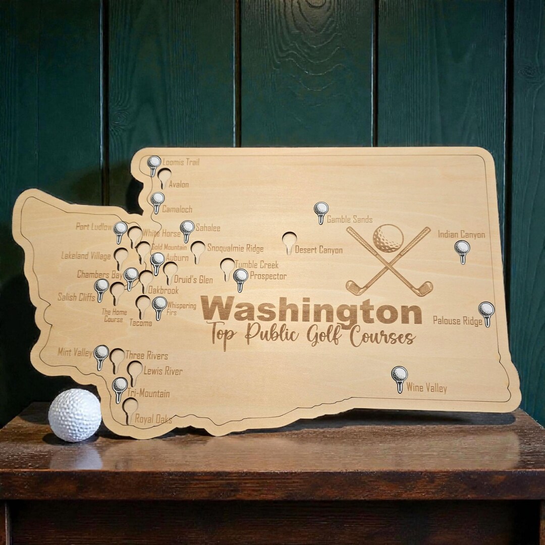 Washington Golf Courses Map- Best Public Golf Courses in WA With Golf ...