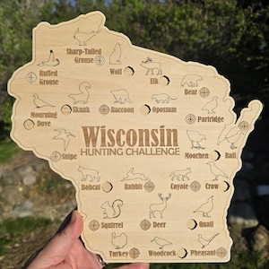 Wisconsin Hunting Map - Etsy