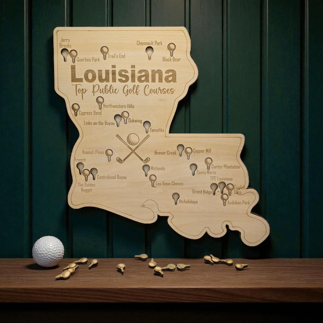 Louisiana Golf Courses Map- Best Public Golf Courses in LA With Golf ...