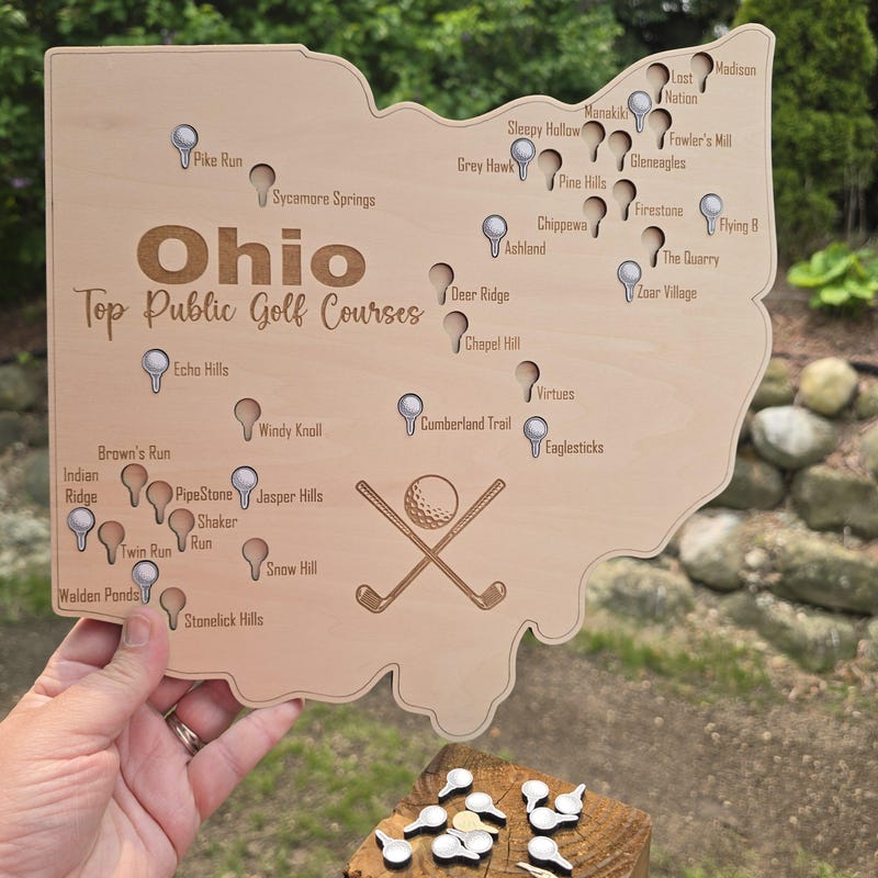 Golf Course Engraved Sign - Etsy