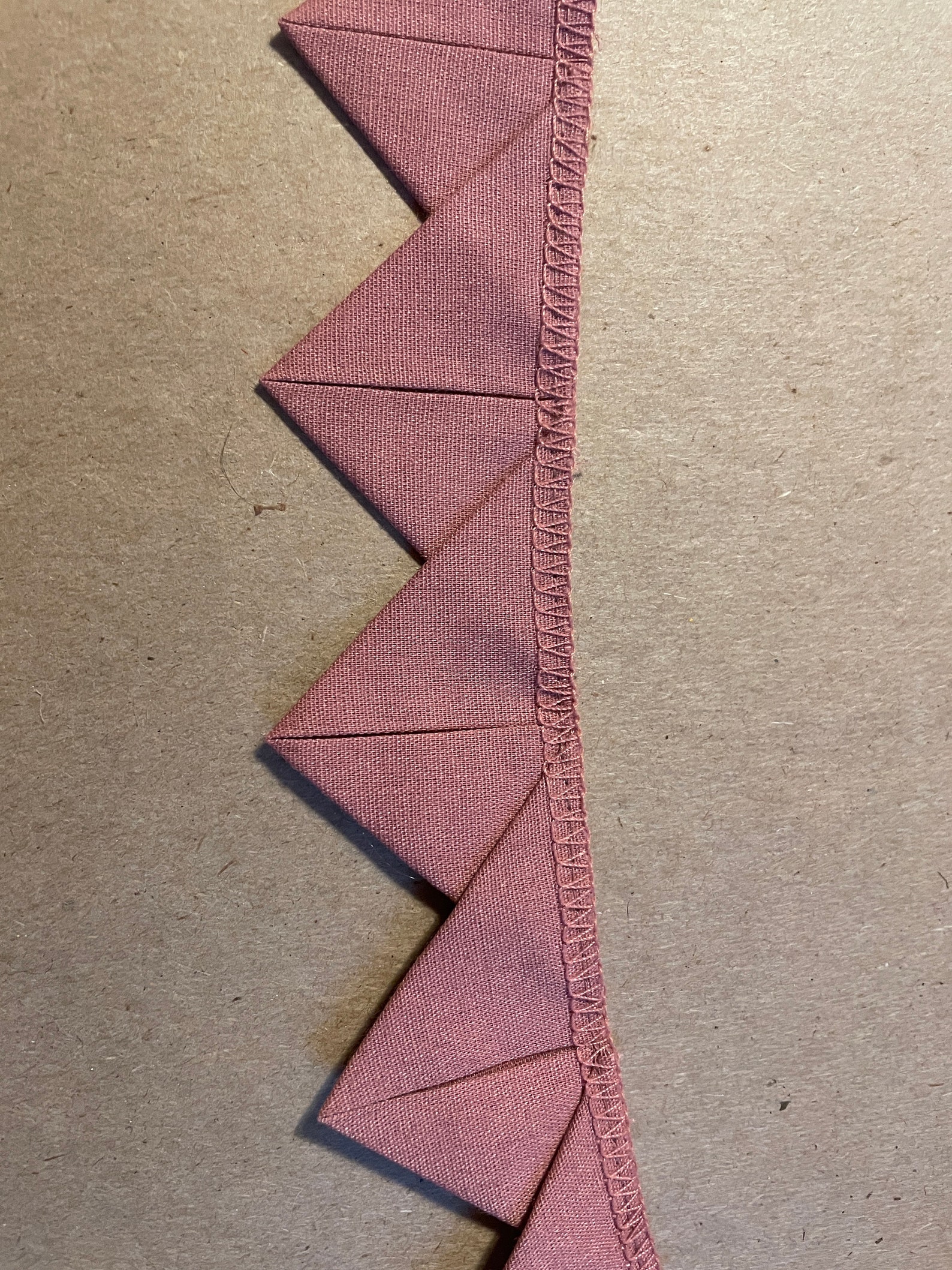 Pink Prairie Point Trim - Vintage Trim New Old Stock Edging Dusty Rose ...
