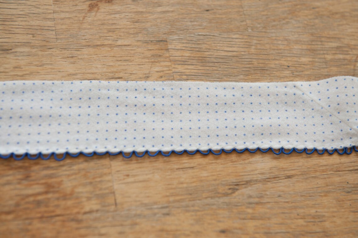 Blue and White Ruffle 3 Yards Vintage Fabric Trim New Old - Etsy