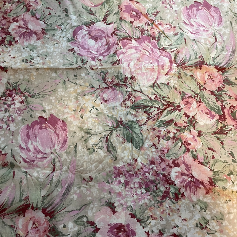 Cabbage Rose Floral - Etsy