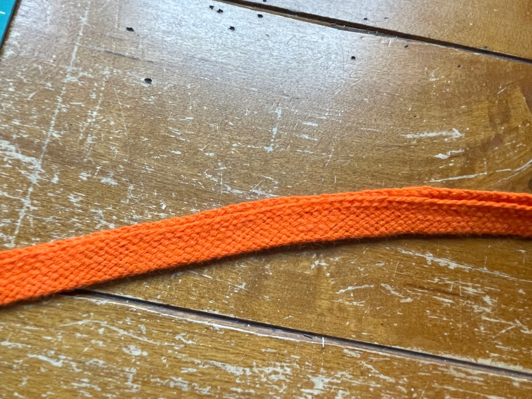 Orange Facing Trim - 3 Yards Vintage Trim New Old Stock 60s 70s Edging ...