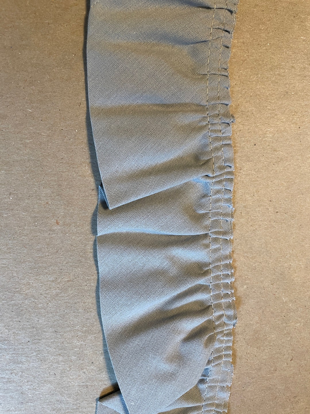 Gray Ruffle 3 Yards Vintage Fabric Trim New Old Stock Dolls Ruffles ...