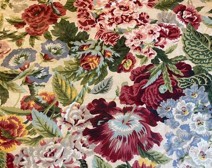 Stunning Floral- Vintage Fabric Flowers 80s Rose Shabby Chic Romantic ...