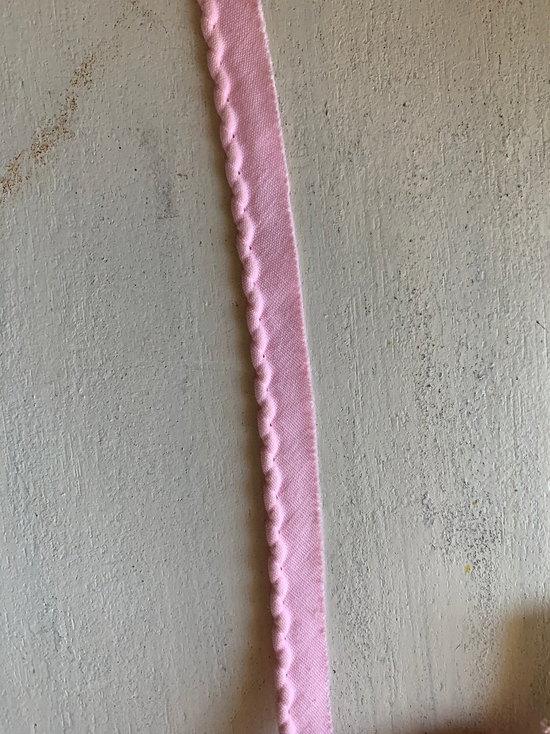 3 Yards Pastel Piping Vintage Trim New Old Stock Pink Scallop Scalloped ...
