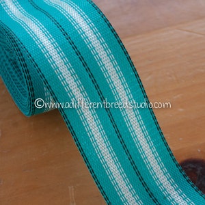 1 Yard of Mod Vintage Webbing - 60s 70s New Old Stock Woven Geometric ...