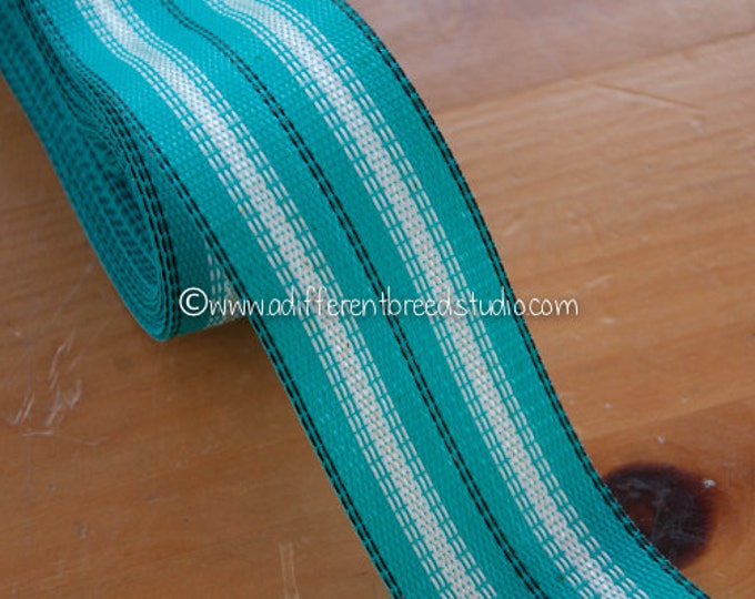 1 Yard of Mod Vintage Webbing - 60s 70s New Old Stock Woven Geometric ...