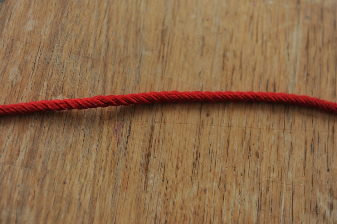 3 Yards Piping Vintage Trim 70s New Old Stock Red Rope Twist - Etsy