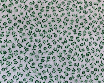 Green Calico Fabric - Etsy