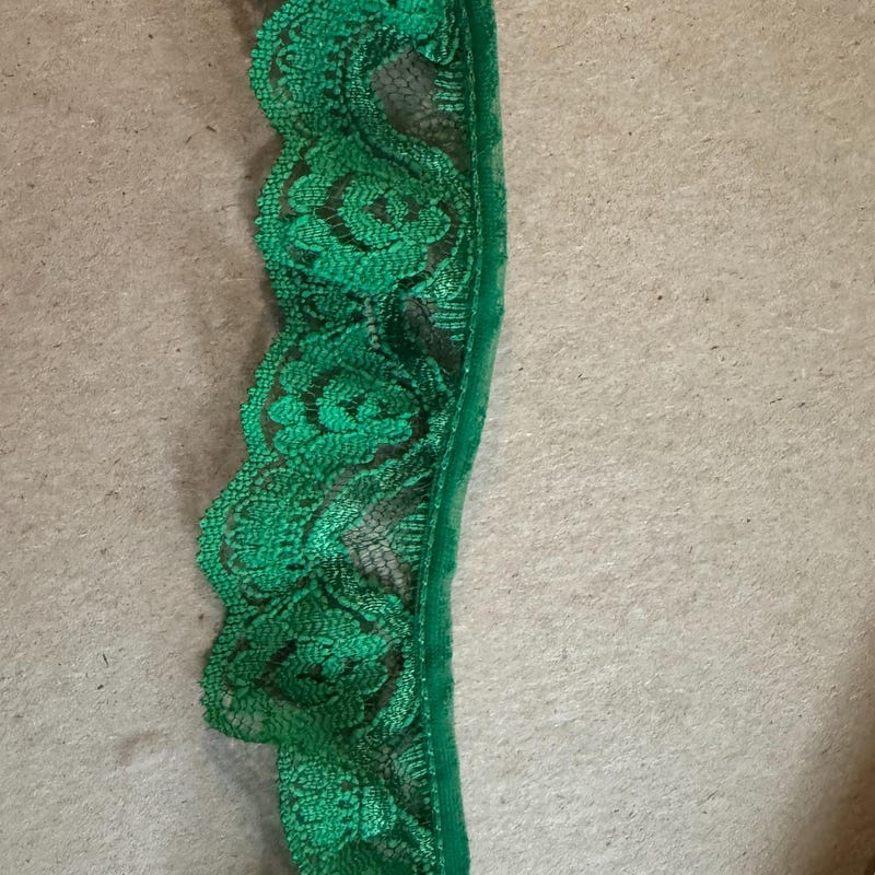 Green Lace Fabric - Etsy