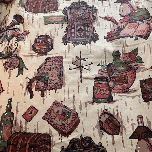 Clock Print Fabric - Etsy