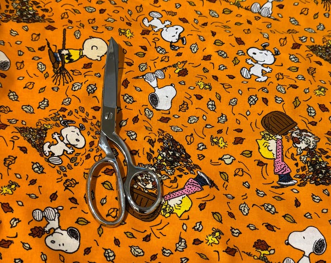 RESERVED 2013 OOP Snoopy Fall Fabric - Fabric Peanuts Charlie Brown ...