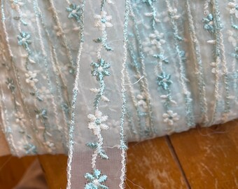 Sheer Embroidered Fabric - Etsy