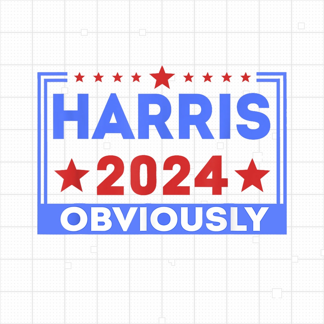 Kamala Harris Obviously Png, Vote Kamala Harris, Election 2024, Kamala ...