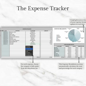 Simple Monthly Budget Template | Google Sheets + Excel | Cashflow ...