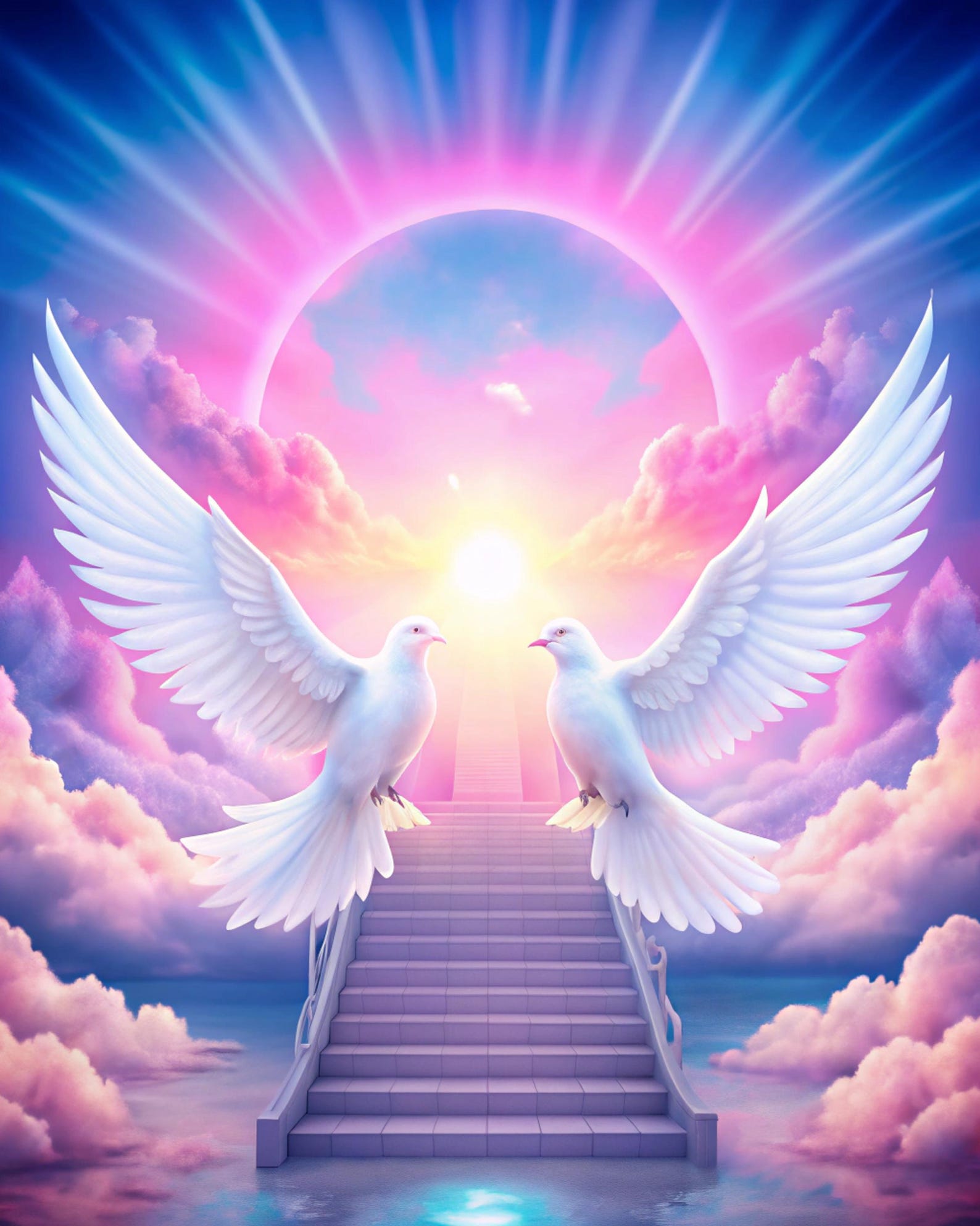 Dove PNG | 5 Blue Memorial Background Bundel | Sublimation Design ...