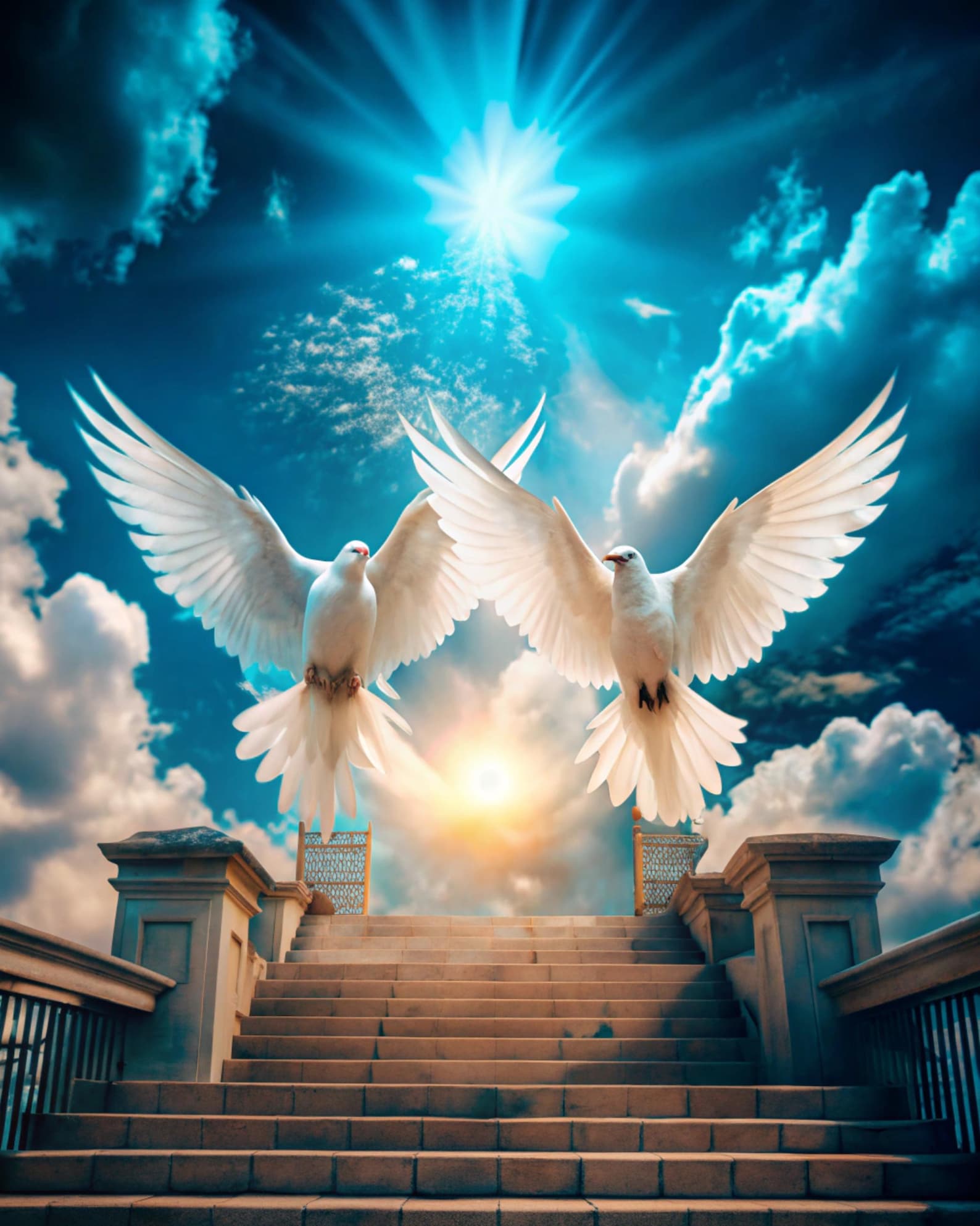 Dove PNG | 5 Blue Memorial Background Bundel | Sublimation Design ...